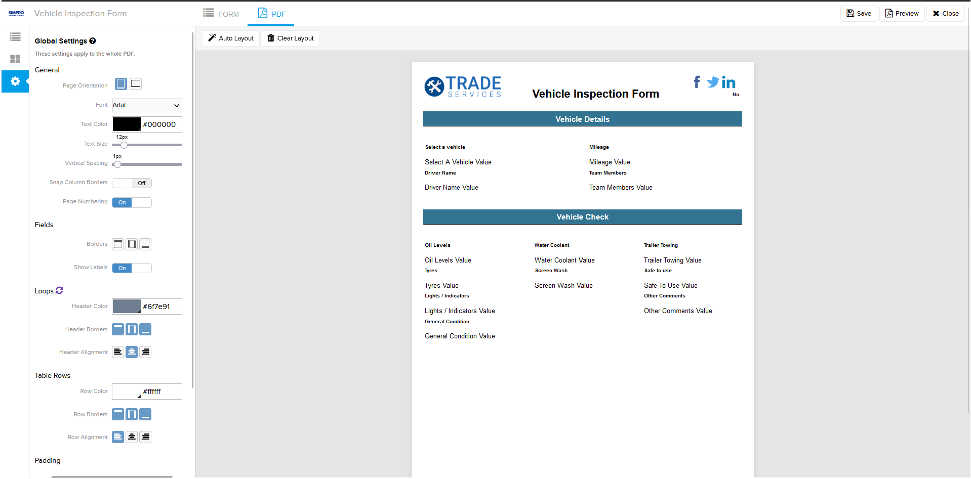 How to Design PDF Forms | Simpro