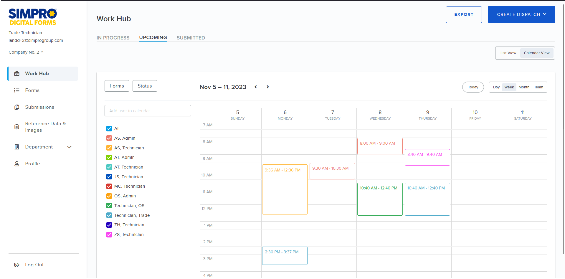 How to Dispatch Forms | Simpro