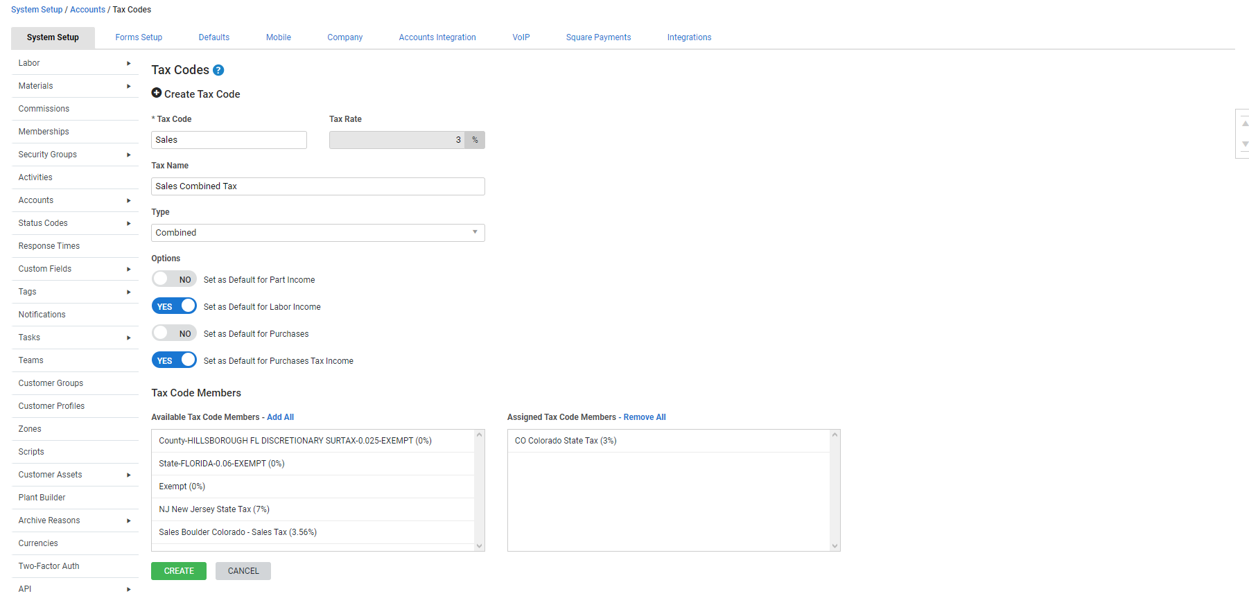 How to Use Tax Codes | Simpro