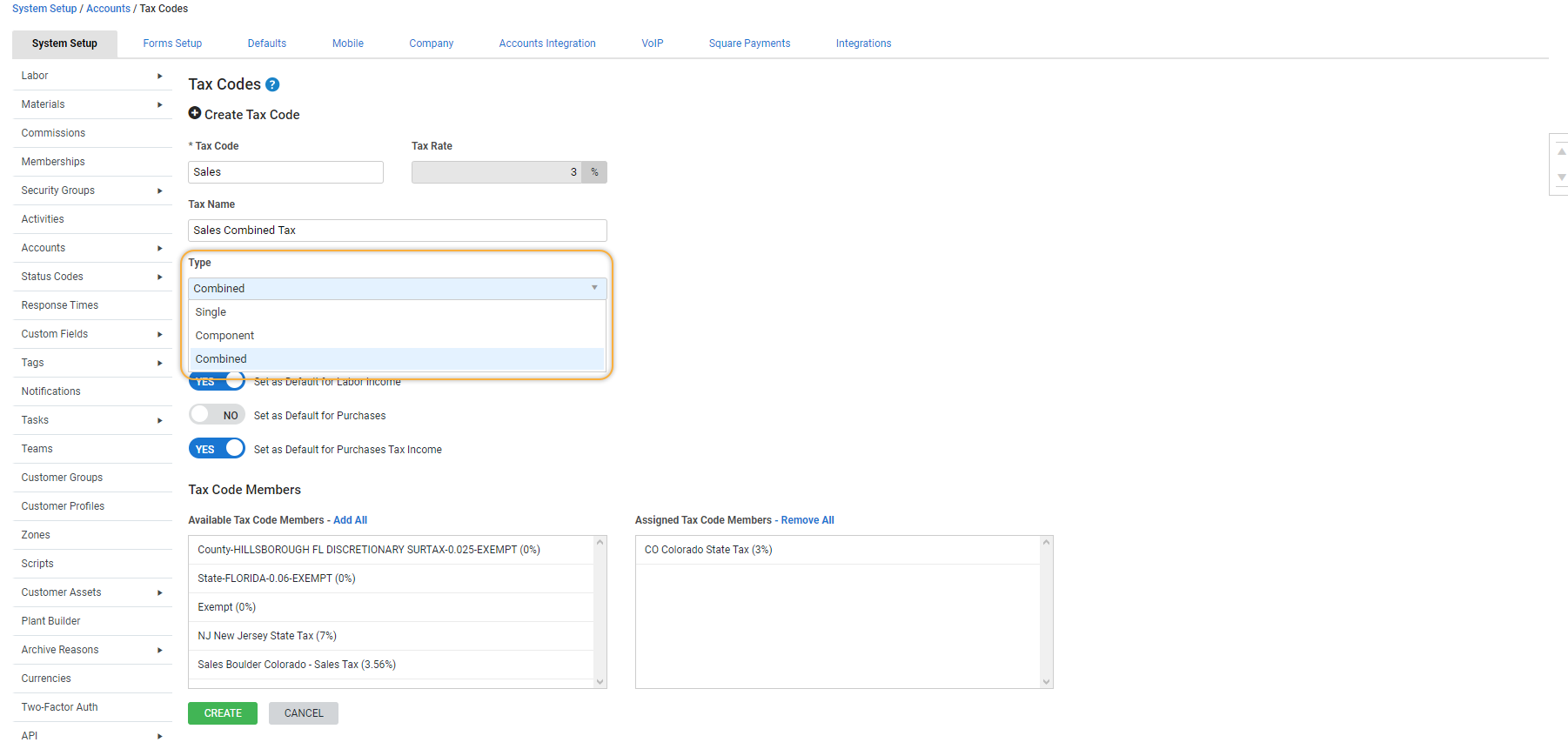 How to Use Tax Codes | Simpro